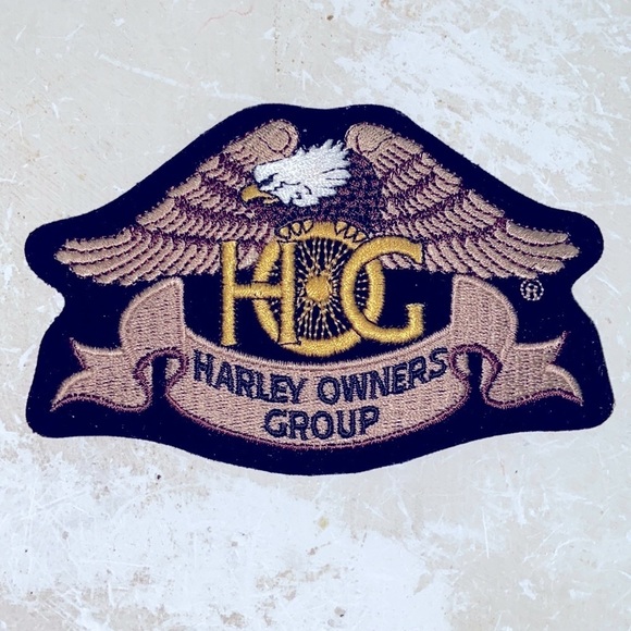 Harley-Davidson | Accessories | Harleydavidson Owners Group Blackgold Patch Nwt Rare Find 1 ...